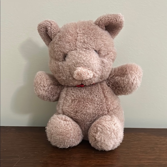 Gund | Toys | Vintage Gund Plush Pig 986 Mauve Rose Pink Stuffed Animal ...